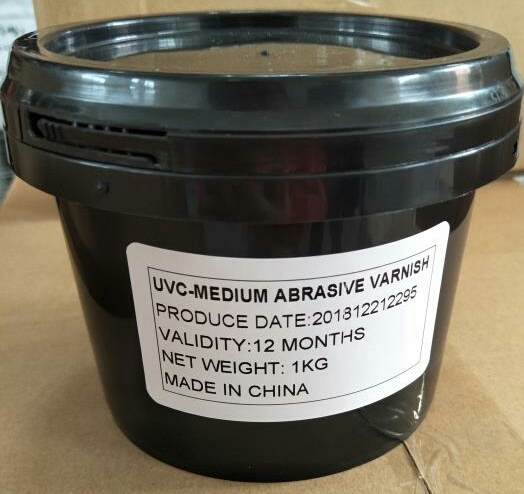 UV SCREEN VARNISH, UV abrasive varnish, UV texture varnish